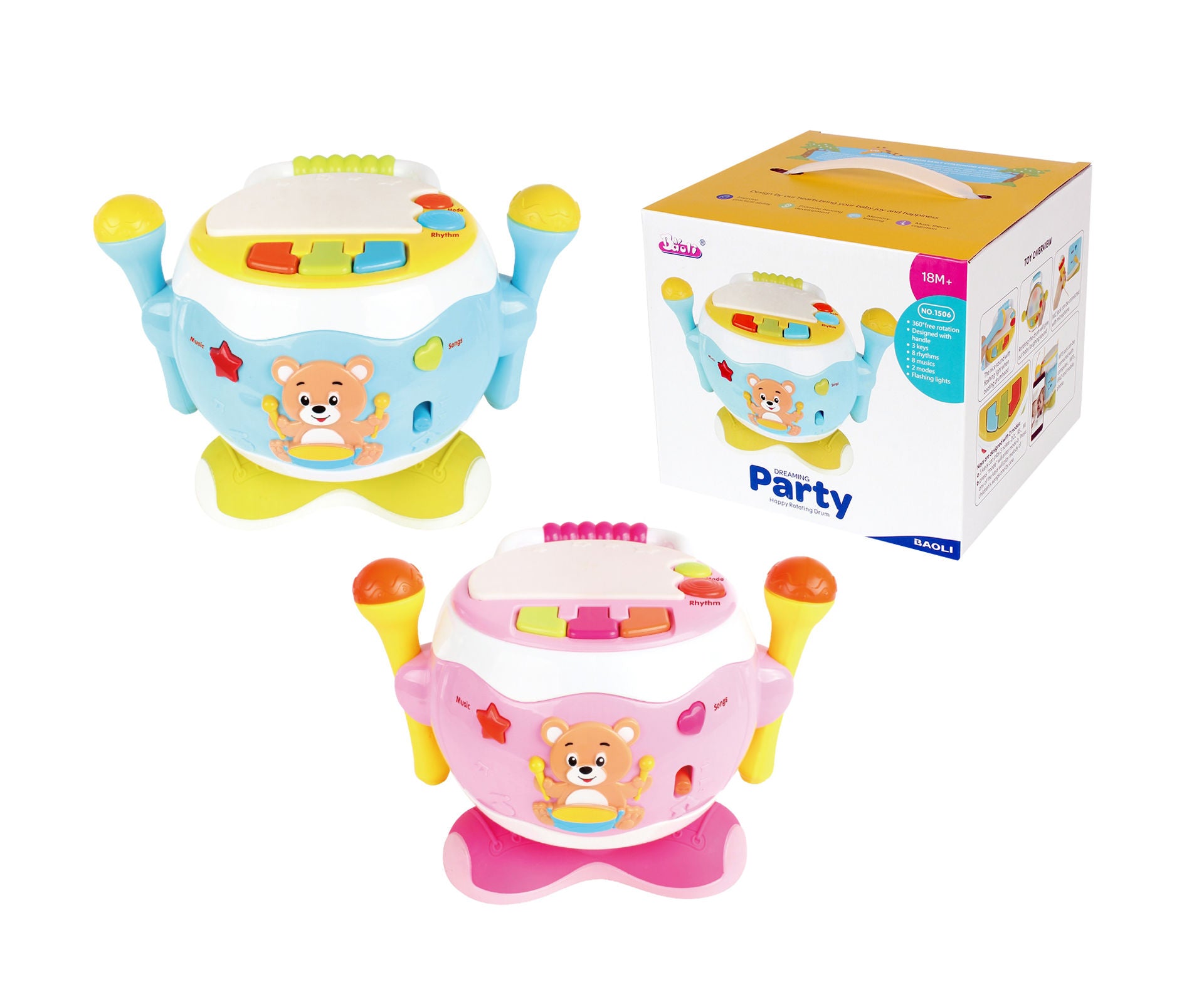 Happy Rotating Drum – TOYS 4 LESS