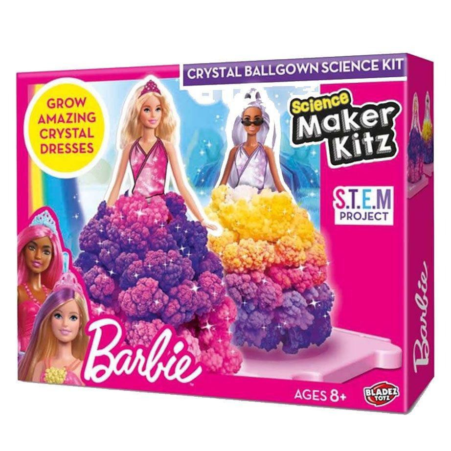 Barbie Science Maker Kitz - Crystal Ballgown Science Kit – TOYS 4 LESS