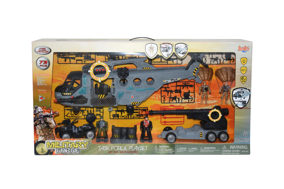 Military Force Task Force Playset (73 Pieces) – TOYS 4 LESS