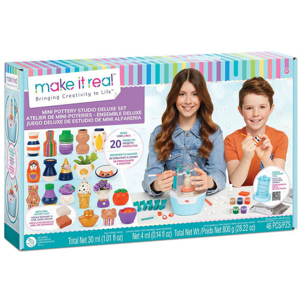 Make It Real Mini Pottery Wheel Deluxe Set – TOYS 4 LESS