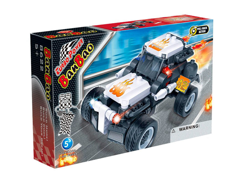 Banbao Turbo Power Dragster (128 Pieces) – TOYS 4 LESS