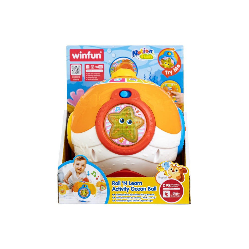 Winfun Roll And Learn Activity Ocean Ball – TOYS 4 LESS