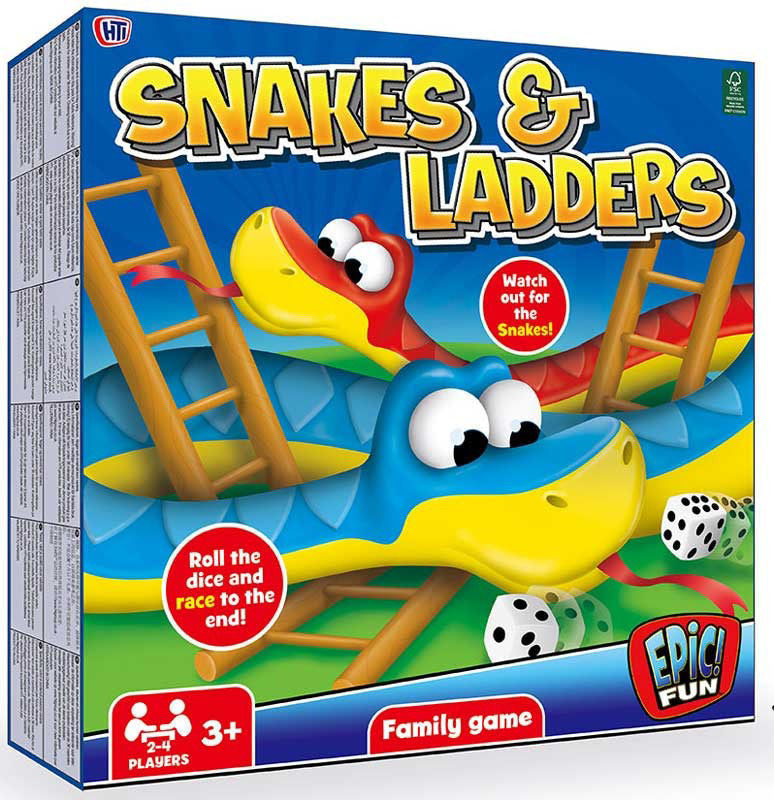 Traditional Snake And Ladder (Board Game) – TOYS 4 LESS