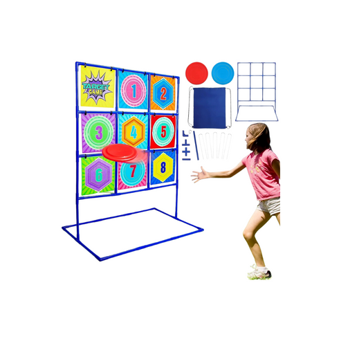 Frisbee Toss Game Set With Two Discs And A Number Target – TOYS 4 LESS