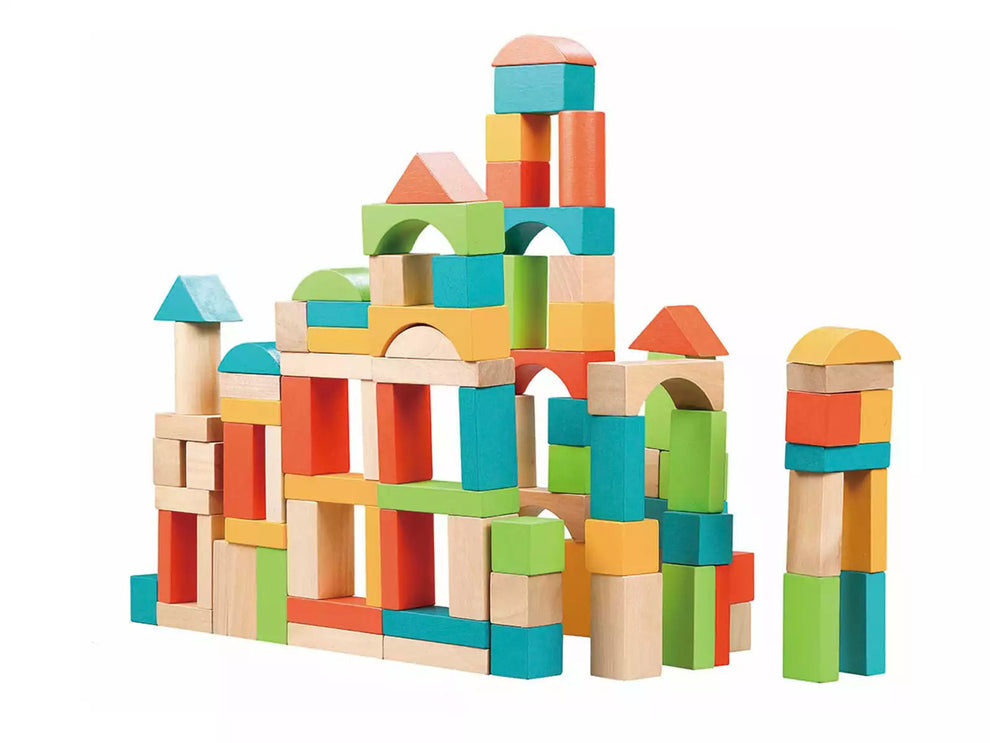 Wooden Blocks (100 Pieces) – TOYS 4 LESS