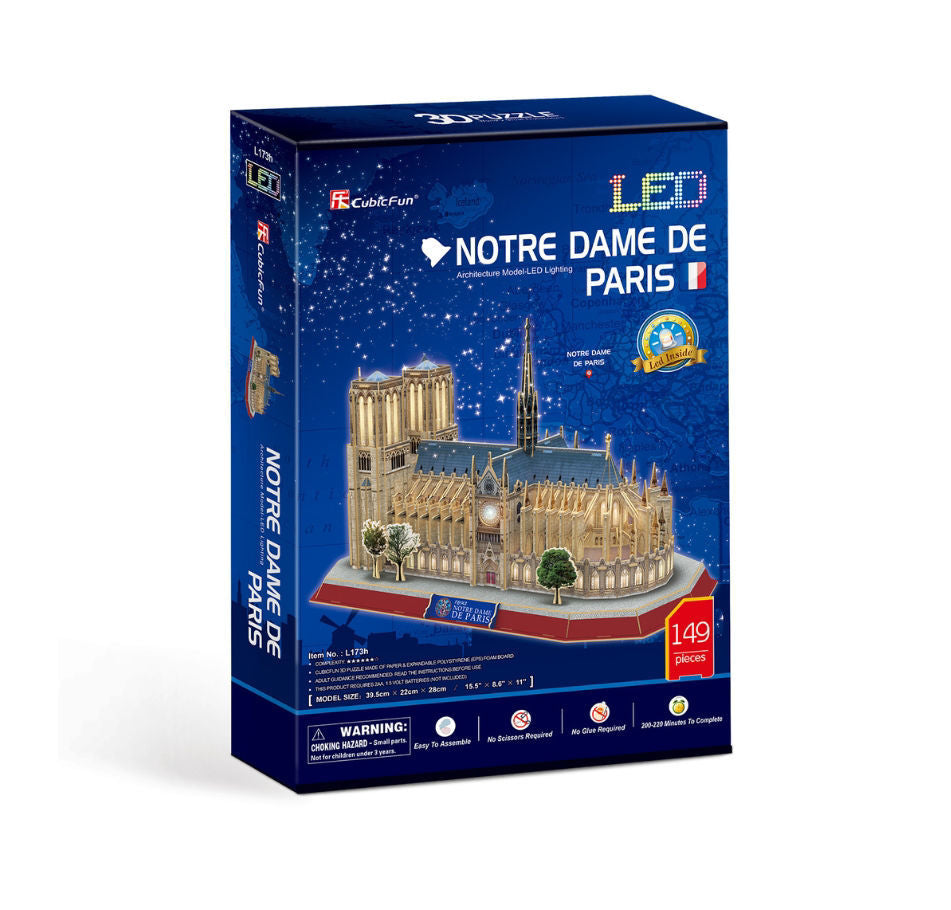 Cubicfun 3D Puzzle Notre Dame De Paris – TOYS 4 LESS
