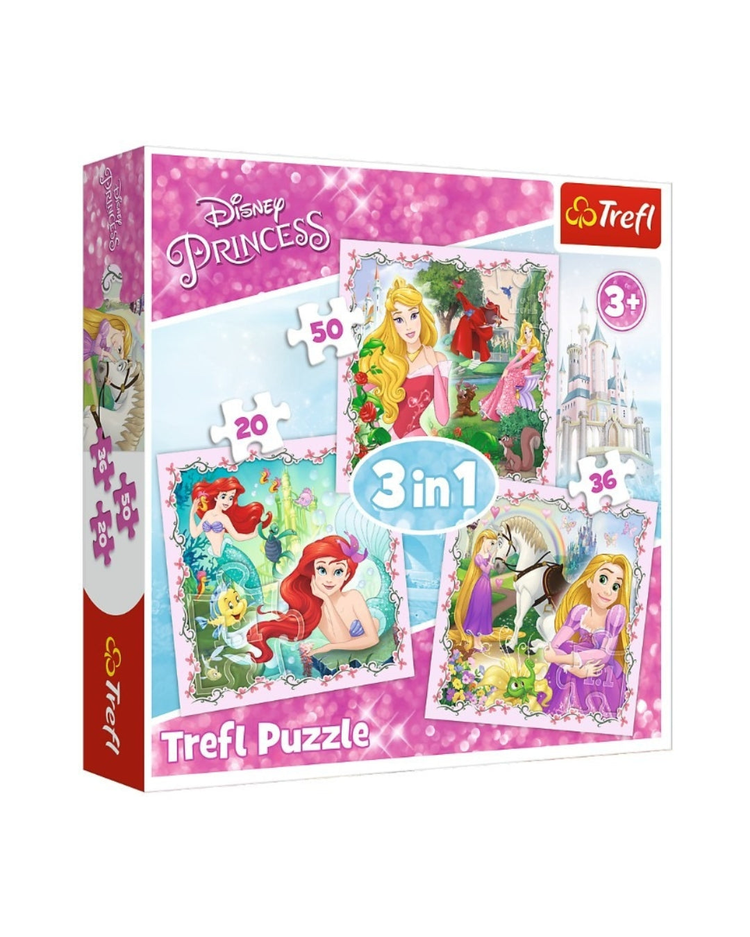 Disney Princess 3 In 1 Puzzle – TOYS 4 LESS