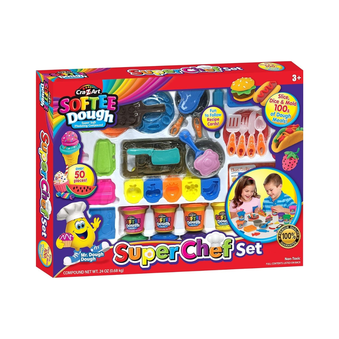 Crazart Softee Dough Super Chef Set – TOYS 4 LESS