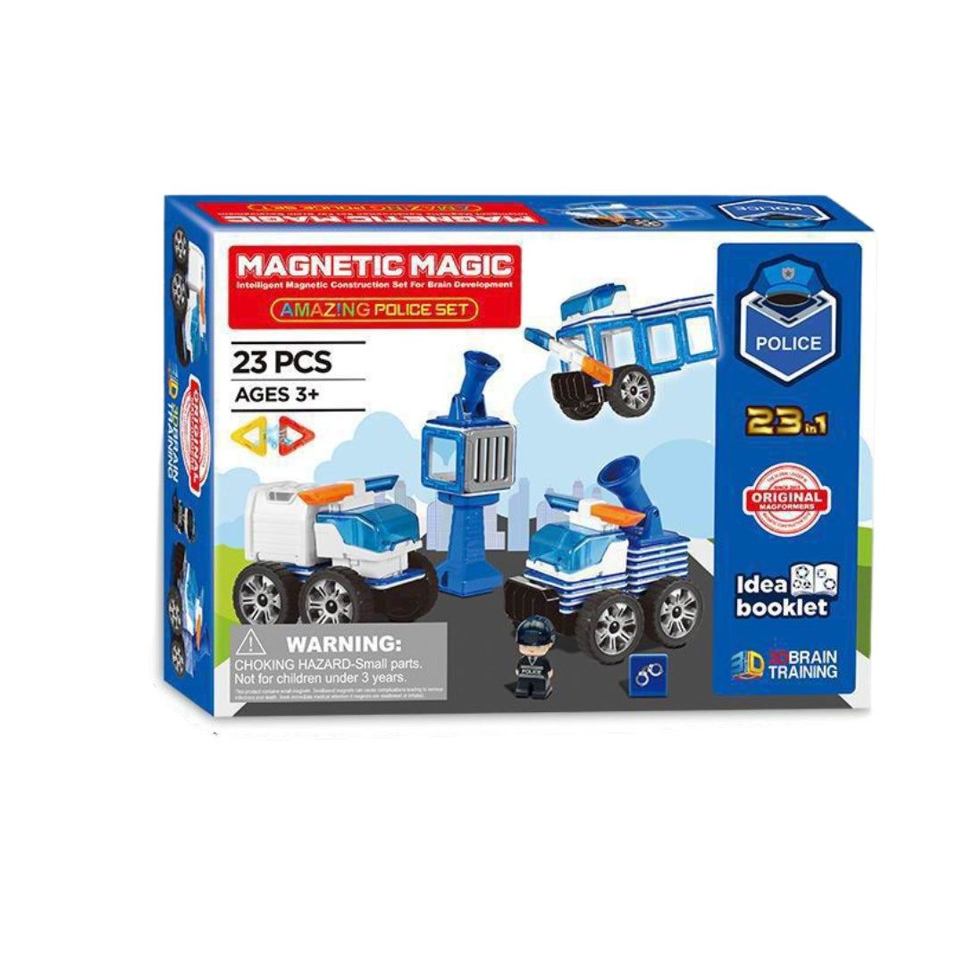 Magnetic Magic Police (23 Pieces) – TOYS 4 LESS