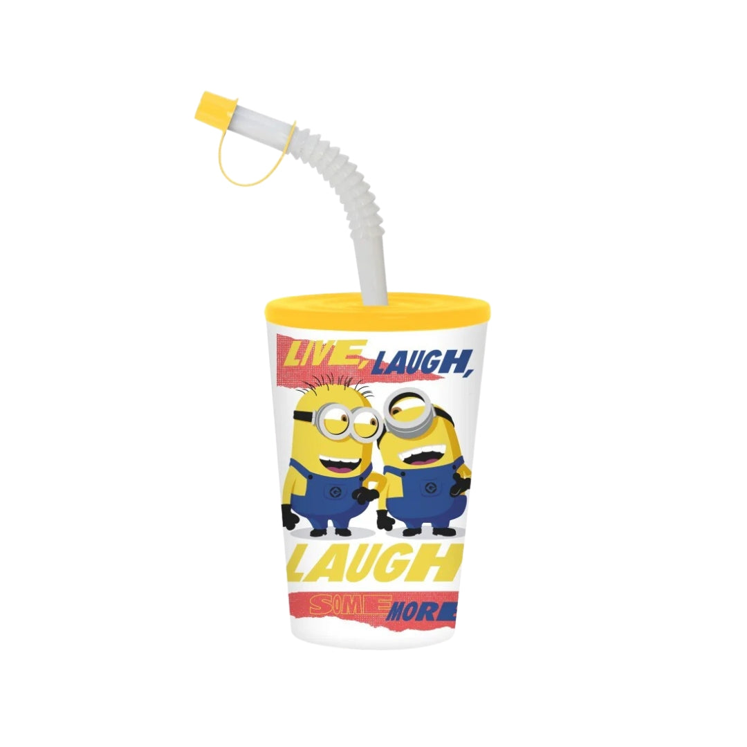 Herevin Minions Cup with Straw – TOYS 4 LESS