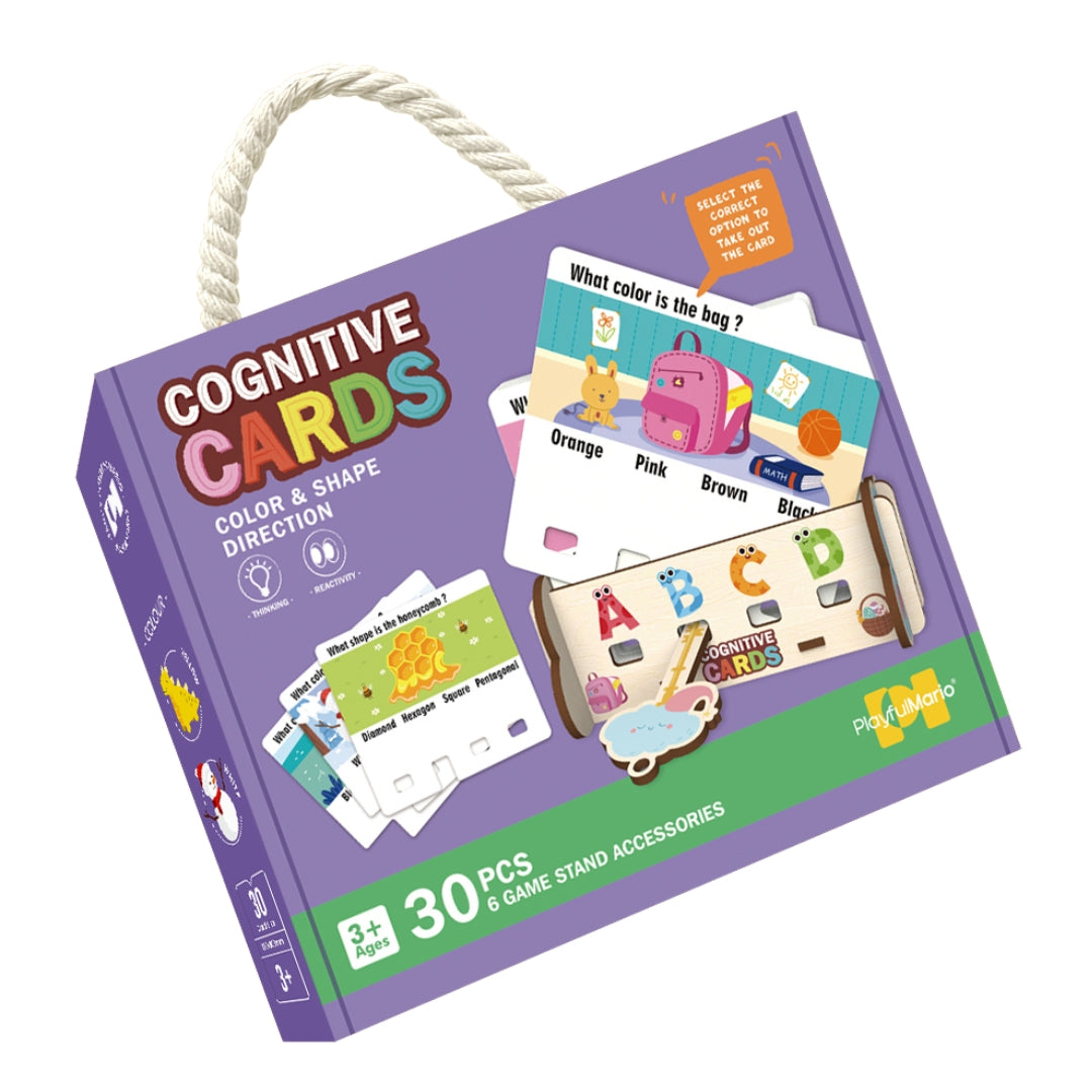 Cognitive Cards Color & Shape Direction – TOYS 4 LESS