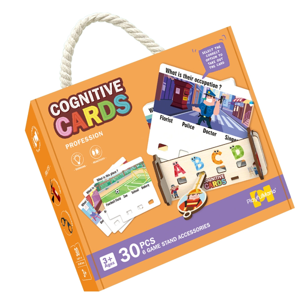 PlayfulMario Cognitive Cards Professions – TOYS 4 LESS
