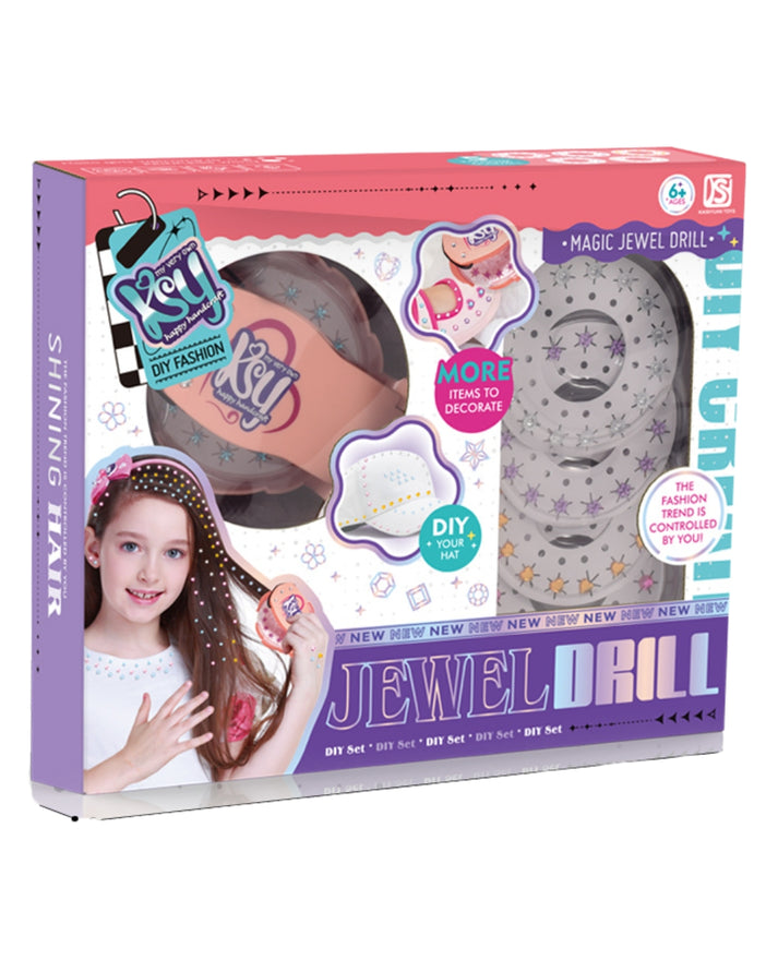 Magic Jewel Drill Hair & Fashion Styling Kit – TOYS 4 LESS