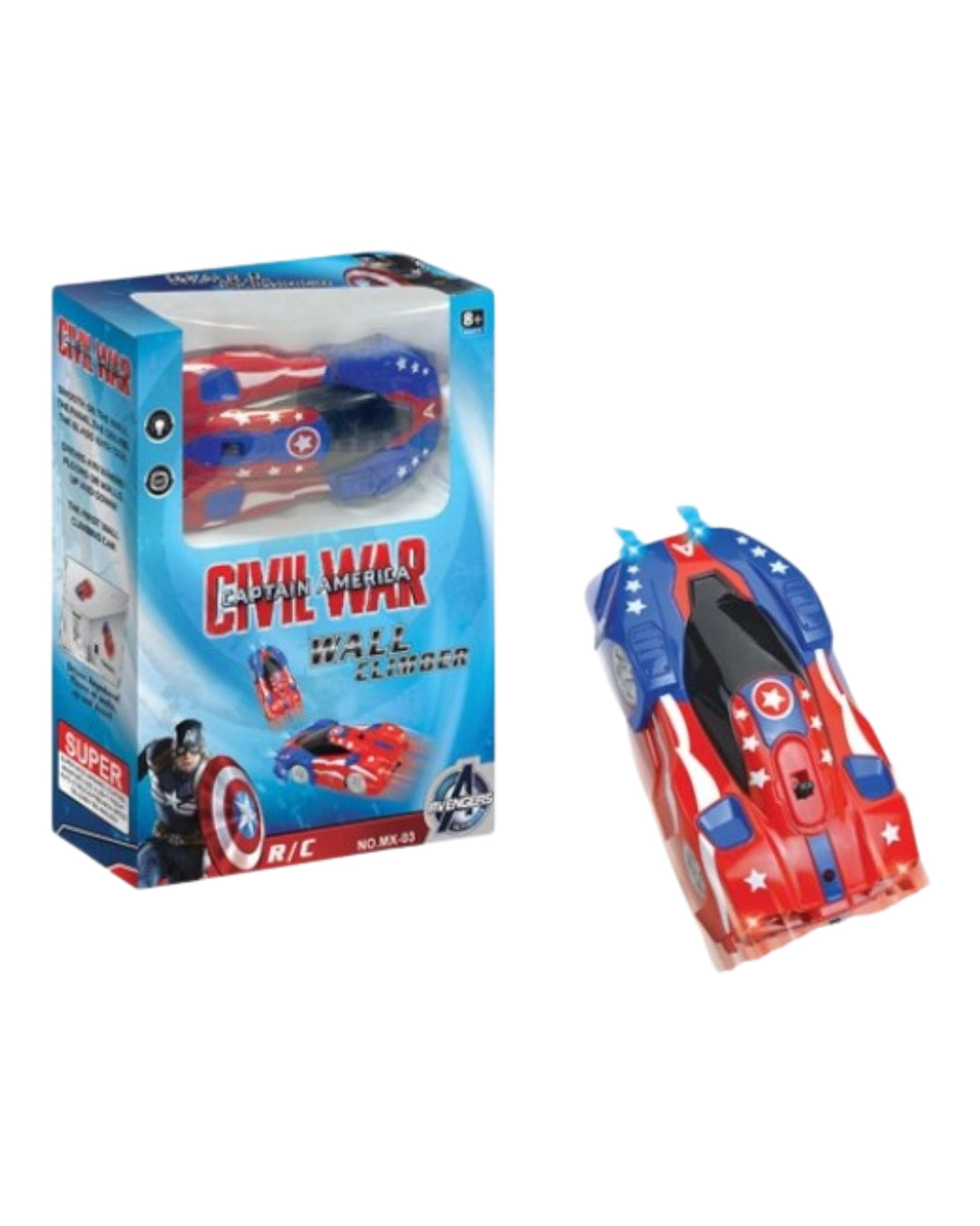 Captain America Wall Climber RC Car – TOYS 4 LESS