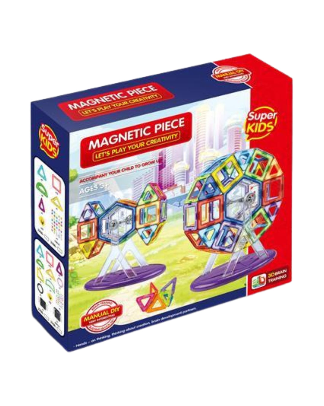Magnetic Building Blocks & Tiles Set – TOYS 4 LESS