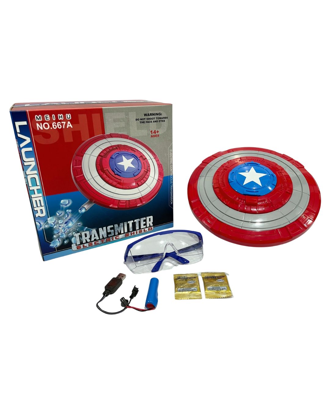 Captain America Electric Shield Launcher Toy – TOYS 4 LESS